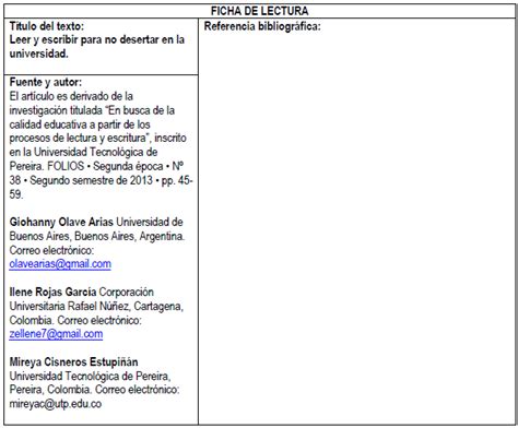 IntroducciÓn A La Lectura AcadÉmica Universitaria 2 Ficha De Lectura