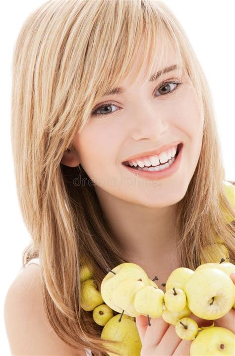 Green Apples Stock Image Image Of Apples Cheerful Happiness 9687483