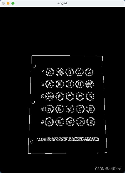Opencv从入门到精通实战四——答题卡识别判卷系统 Toy模板网