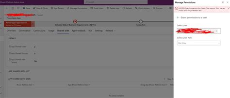 [coe Starter Kit Bug] Helper Objectoperations Run Failed The Method Run Has An Invalid