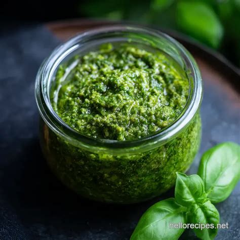Homemade Pesto Sauce My Fresh Basil Pesto Recipe Easy Hello Recipes