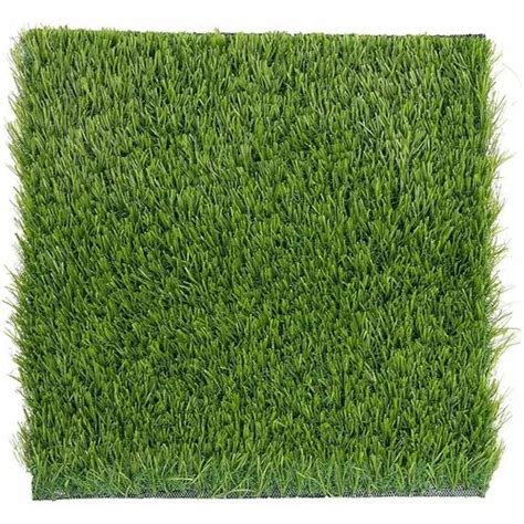 Pvc Plain 10mm Green Artificial Grass Tile Mat Size 14 X 14 Inch Lxw
