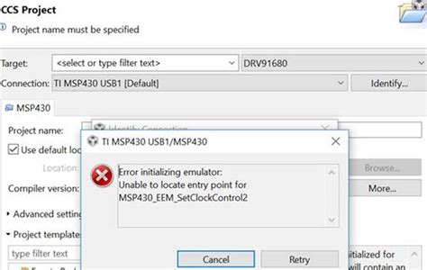 Ccsmsp Fet430uif Issue Connecting To Msp Fet430uif Windows 10