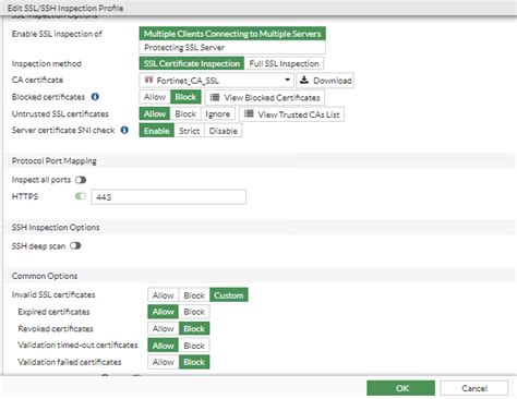 Fortigate SSL Certificate Issue Murat Berber