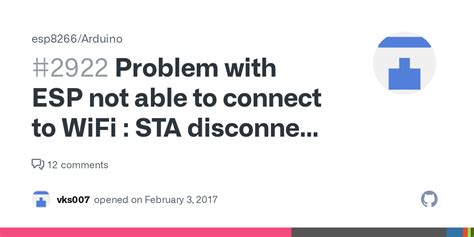 Problem With ESP Not Able To Connect To WiFi STA Disconnect Issue Esp