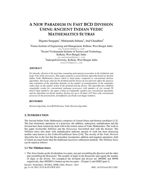 A New Paradigm In Fast Bcd Division Using Ancient Indian Vedic
