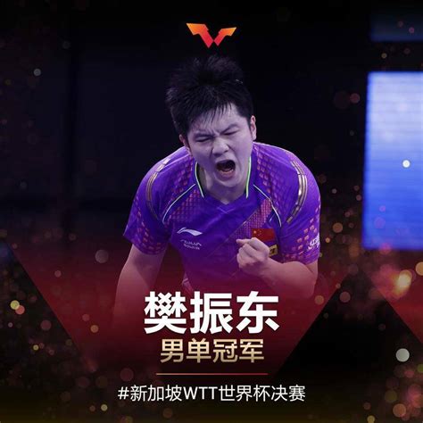 祝贺！樊振东夺得wtt世界杯决赛冠军 樊振东淘汰王楚钦进wtt世界杯决赛 孙颖莎夺得wtt世界杯女单冠军 男单