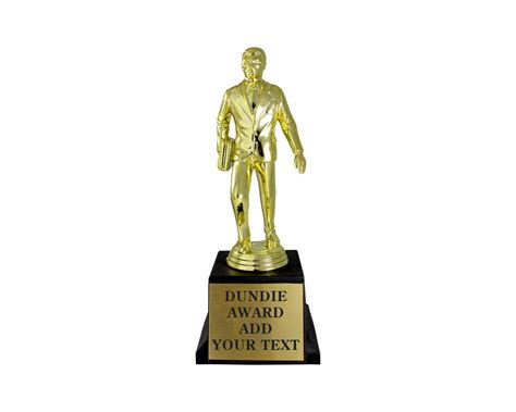 Custom Trophy The Office Dundie Trophy Award Personalized Dundee