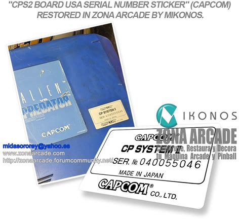 ALL CPS OR CP SYSTEM II ARCADE BOARD STICKERS FOR ALL REGIONS