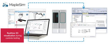 figure 4 example of the connection between maplesim left and the