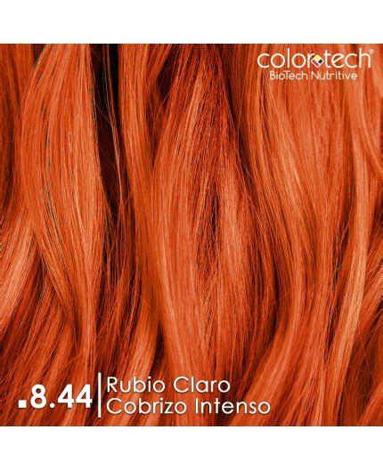 color tech tinte tono 8 44 rubio claro cobrizo intenso tubo 90g