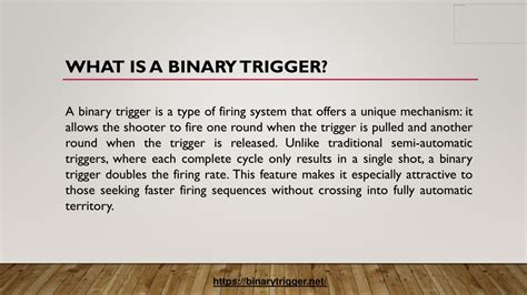 Ppt Maximize Your Shooting Potential With A Binary Trigger Powerpoint Presentation Id 13730198