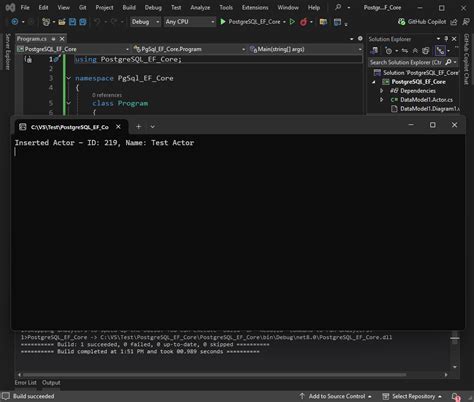 Connect To Postgresql With Entity Framework Core — C Guide
