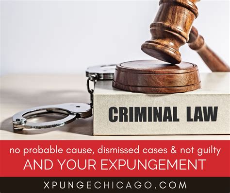 can you expunge findings of no probable cause dismissed cases and not