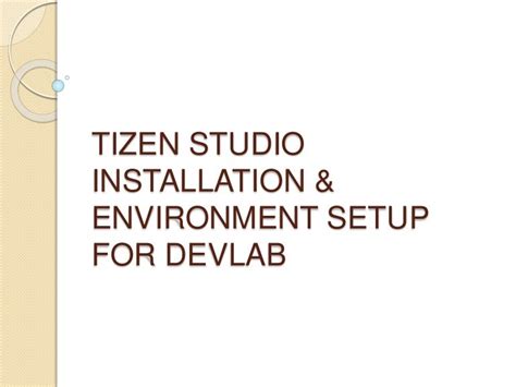 How To Tizen Emulator In Mac Os X With Intel Haxm Subtitlerack