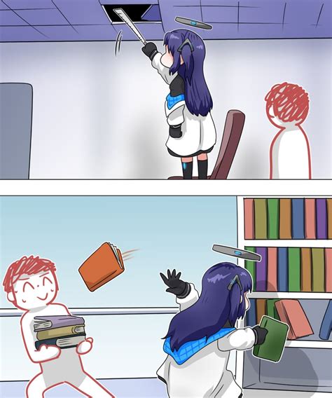 Sensei Yuuka And Doodle Sensei Blue Archive Drawn By C H Danbooru