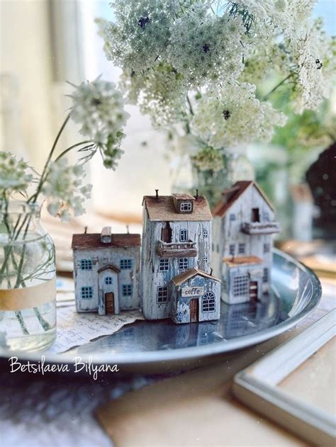 Дрифтвуд домики Домики Декор из дерева Зимние украшения