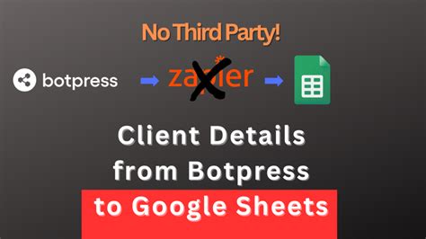Botpress Code To Get Userdata Without Third Party