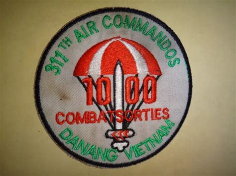Usaf 311th Air Commandos Squadron 1000 Combat Sorties Danang Vietnam