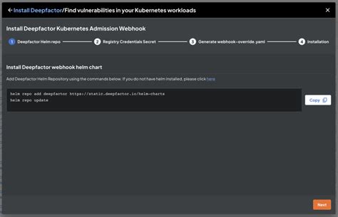 install deepfactor mutating webhook deepfactor® appsec 2 0