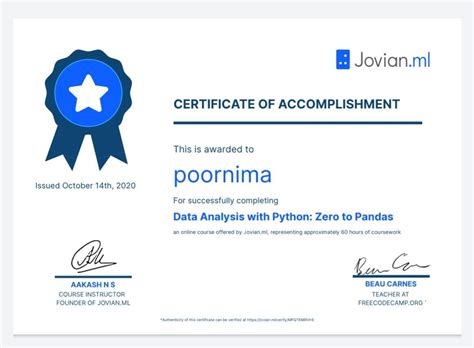 Poornima Venu On Linkedin Datascience Python Jovian