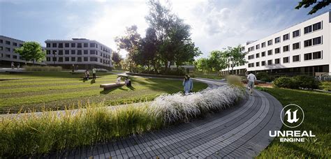 ue5 architecture visualization mid scale high density on behance