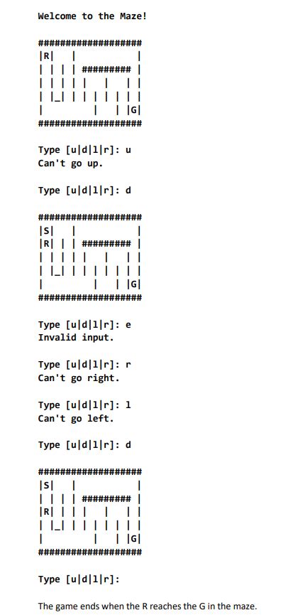 Objectives • Make A Simple Text Based Console Maze