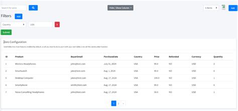 Adminlte React Integration Improved Datatables