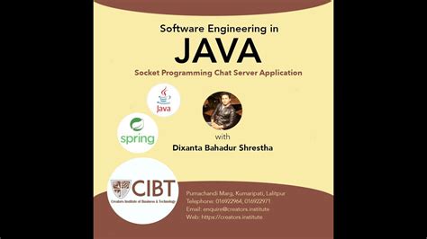 Java Socket Programming Chat Server Complete Application Youtube