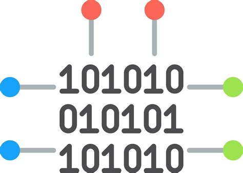 Binary Code Flat Icon 36894692 Vector Art At Vecteezy