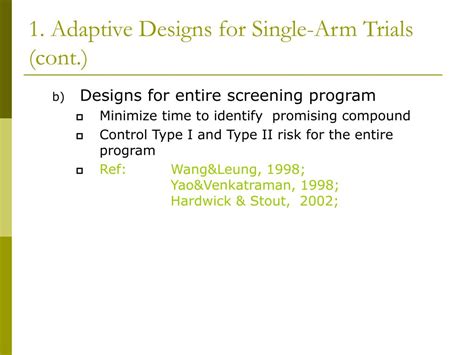 PPT Introduction To Adaptive Designs Definitions And Classification PowerPoint Presentation