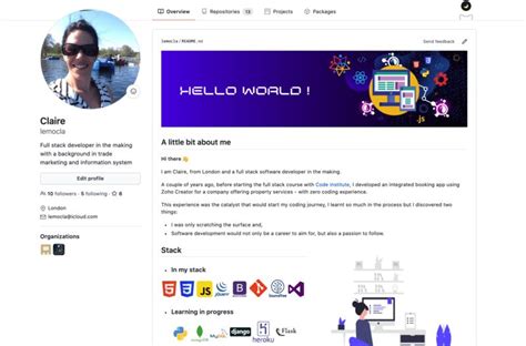 claire lemonnier on linkedin github githubprofile 15 comments
