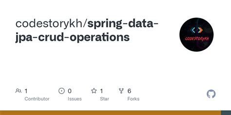 github codestorykh spring data jpa crud operations