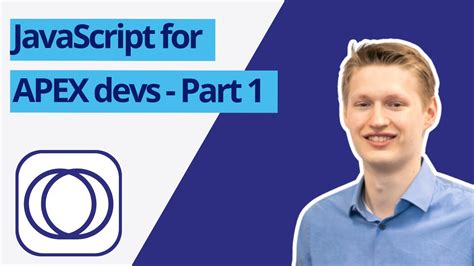 JavaScript For Orclapex Devs Part Accessing Page Items YouTube