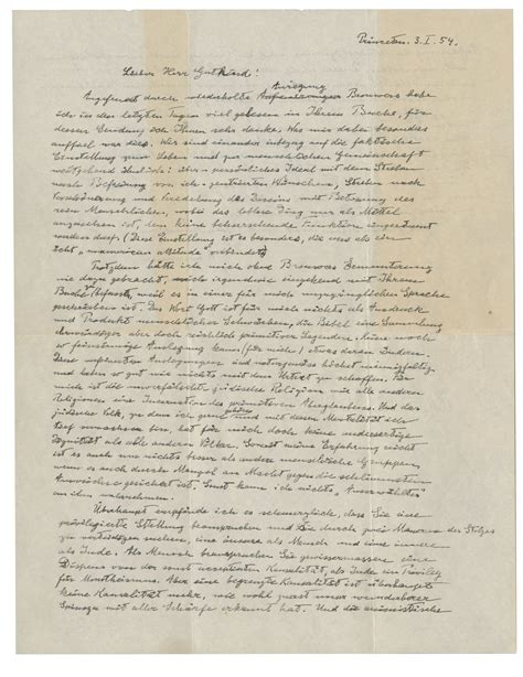 La Lettera Su Dio Di Albert Einstein Allasta La Stima è Di Un