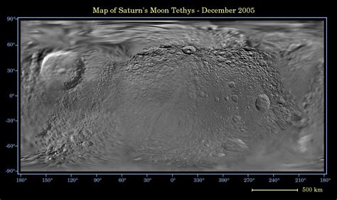map of tethys december 2005 nasa science