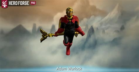 Adam Warlock Made With Hero Forge