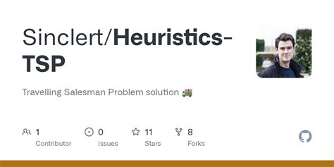 GitHub Sinclert Heuristics TSP Travelling Salesman Problem Solution