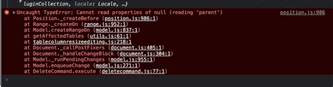 deleting a table throws an error · issue 12201 · ckeditor ckeditor5