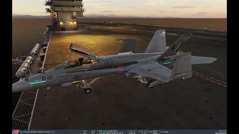 Dcs F A 18c Carrier Case Iii Recovery Engaging Acls Cpl Hands Free To Drink Beer Detail Step By