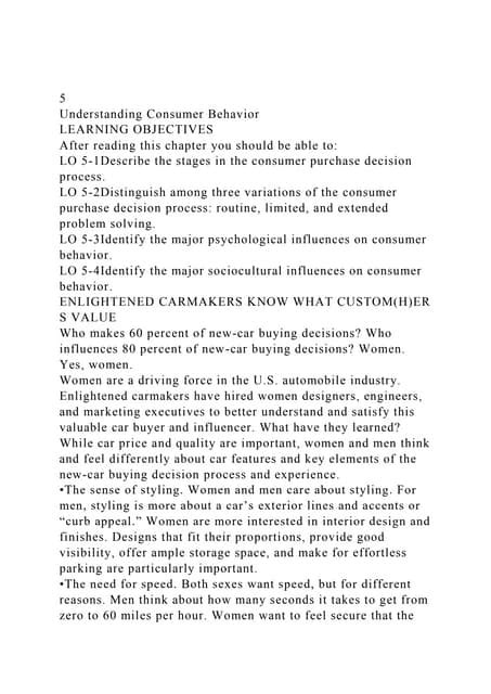 Consumer Behaviorpptx