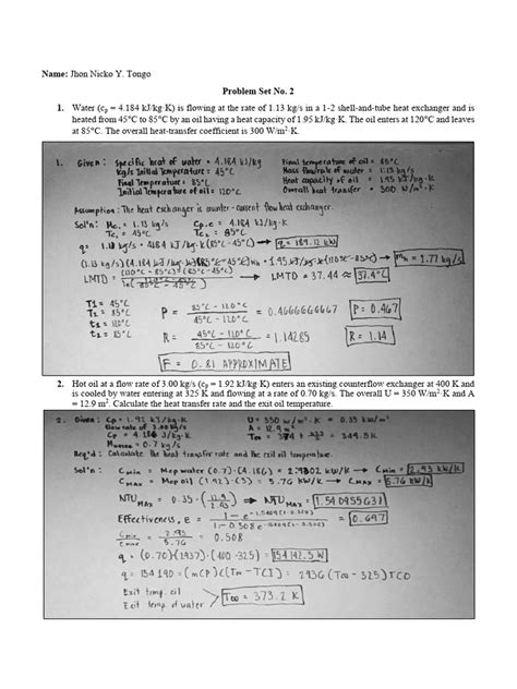 Tongo, Jhon Nicko - Problem Set No. 2 | PDF | Science & Mathematics