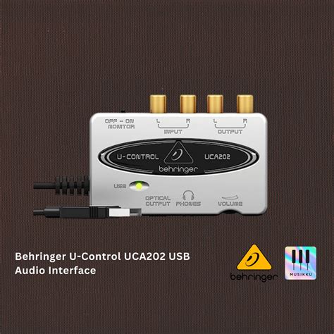Jual Behringer Uca202 Ultra Low Latency 2 In2 Out Usbaudio Interface