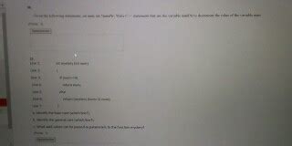 Solved Line Void Func Rec Int U Char V Line If U Chegg Com