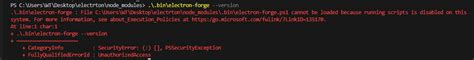 Electron Forge Complains I Need Git But I Have Git Installed Stack
