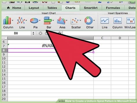 How To Create A Uniform Spiral Pattern In Microsoft Excel 9 Steps