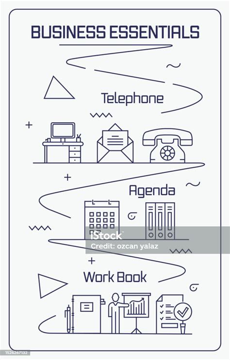 Business Essentials 인포그래픽 디자인은 편집이 가능하며 색상을 변경할 수 있습니다 흰색 배경의 경로를 따르는