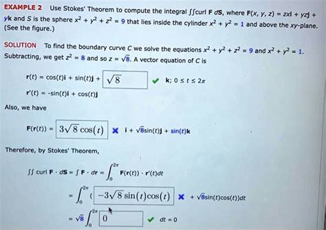 solved example 2 use stokes theorem to compute the integral ffcurl f