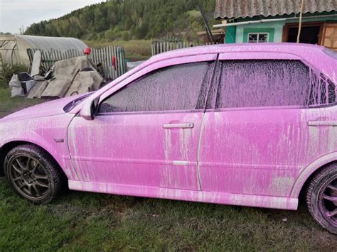 Мойка машины на даче — Honda Accord (6G), 2 л, 1998 года | фотография ...