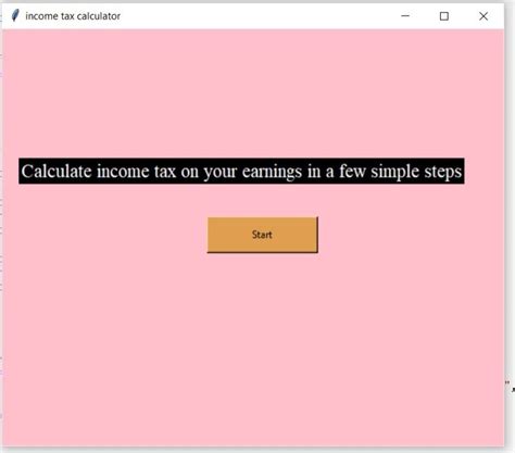 Prigya Gupta On Linkedin Python Taxes Tkinter